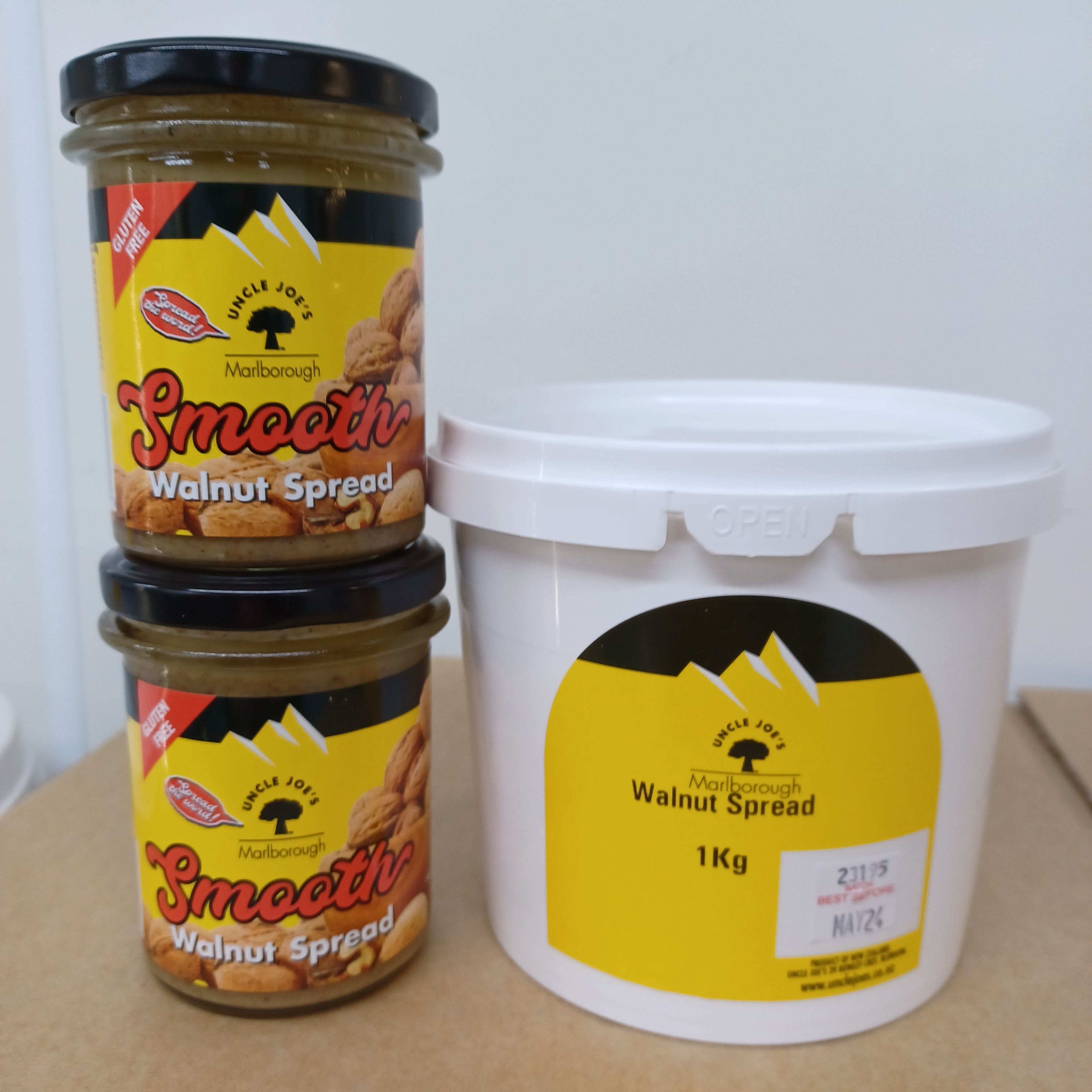 New Zealand Made Walnut Spread 1kg Bulk - Uncle Joe's Walnut Spread ...